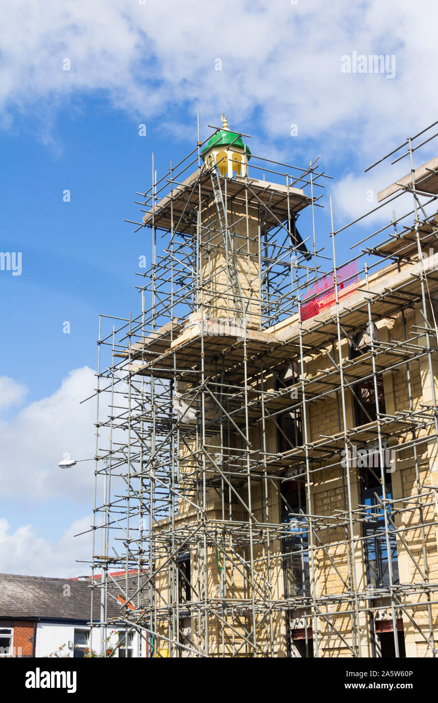 Sughra mosque, a three-storey purpose-built mosque under construction ...