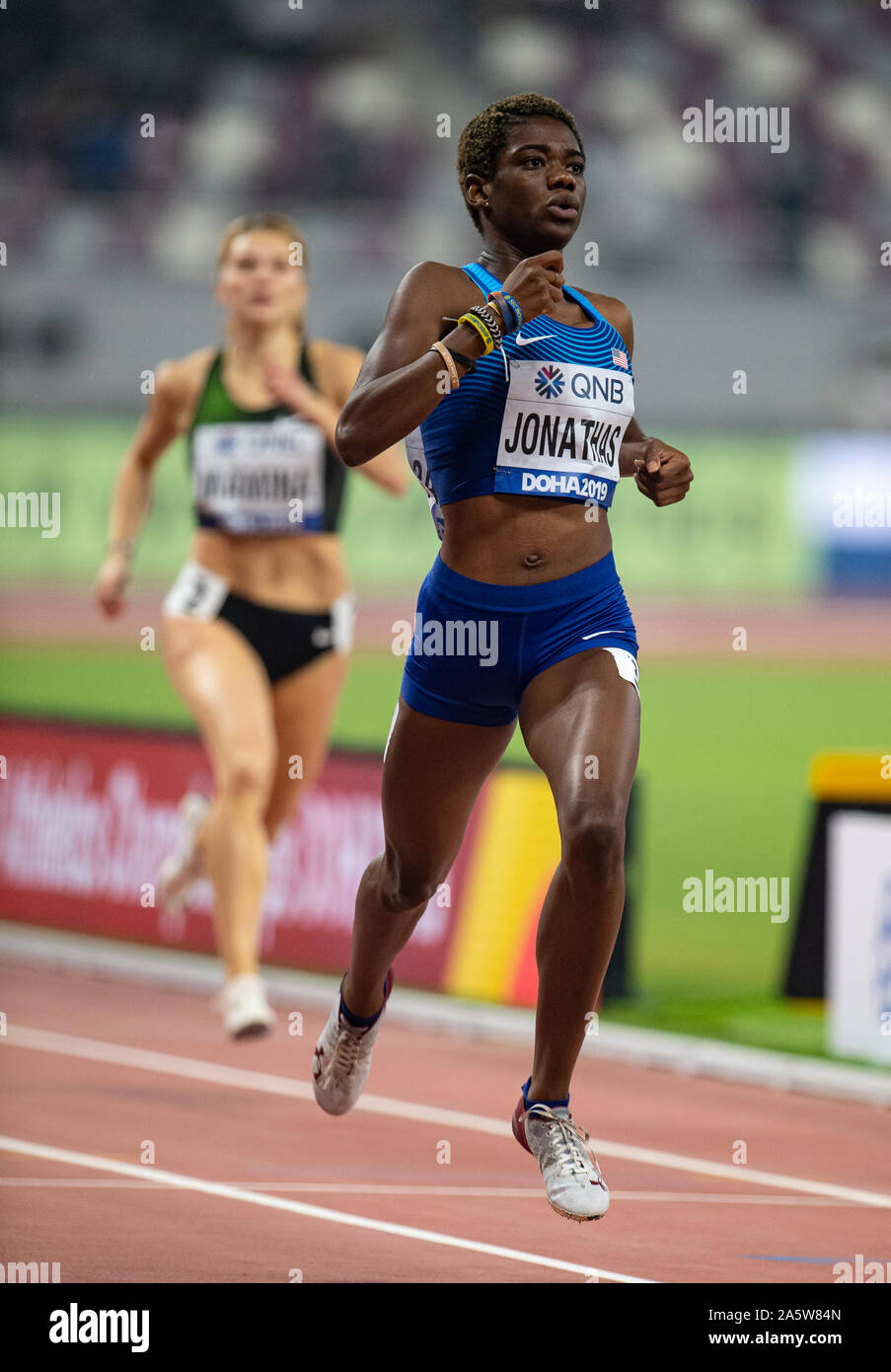 DOHA - QATAR SEPT 30: Wadeline Jonathas of the USA competing in the ...
