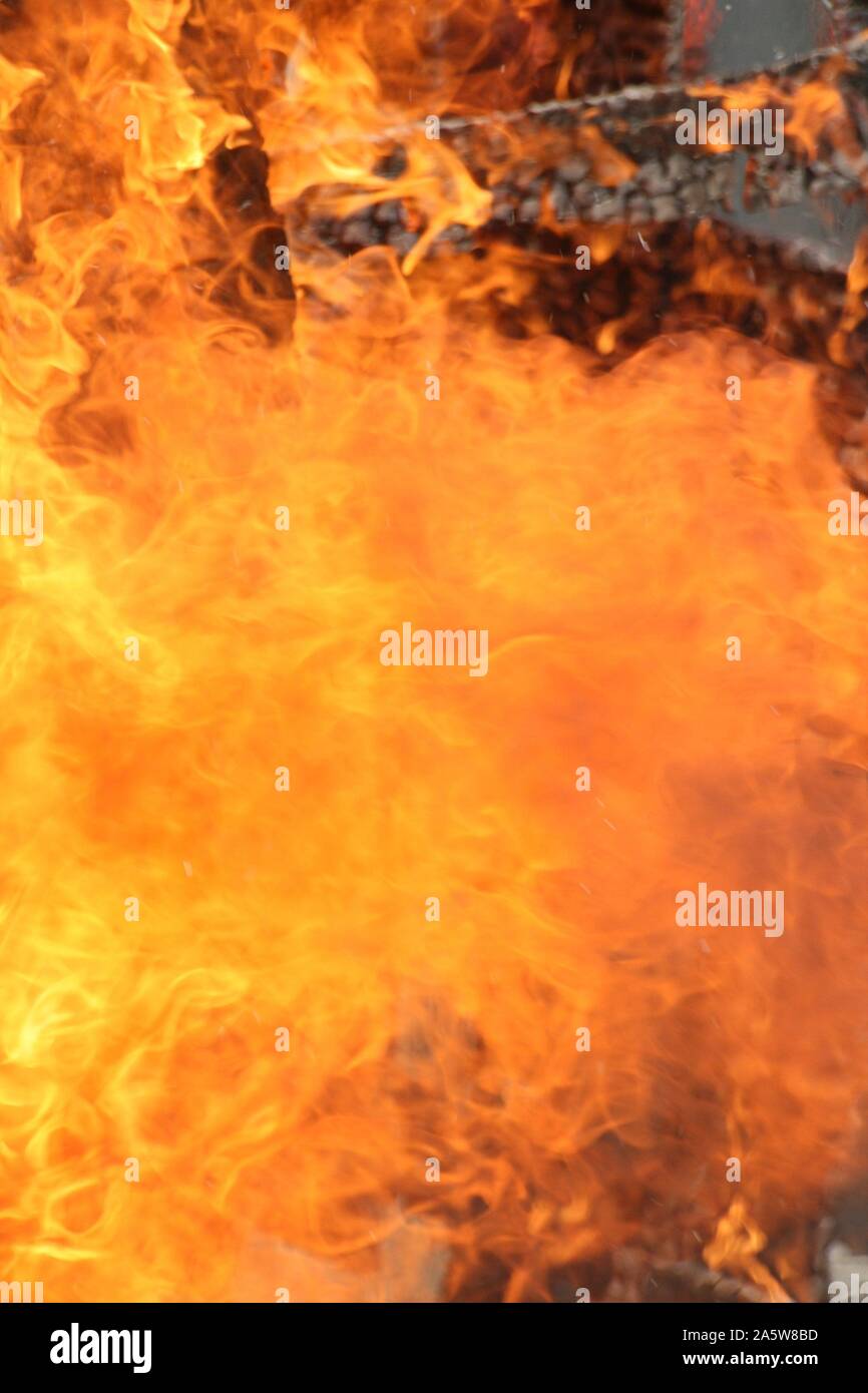 Destroyed by an uncontrolled fire hi-res stock photography and images ...