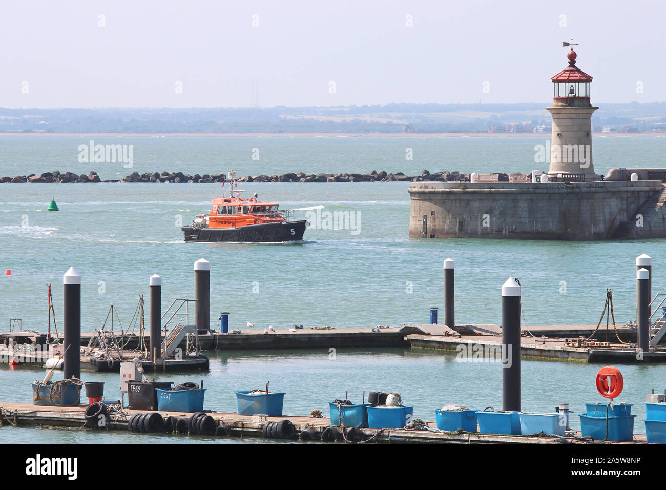Green port navigation buoy hi-res stock photography and images - Alamy