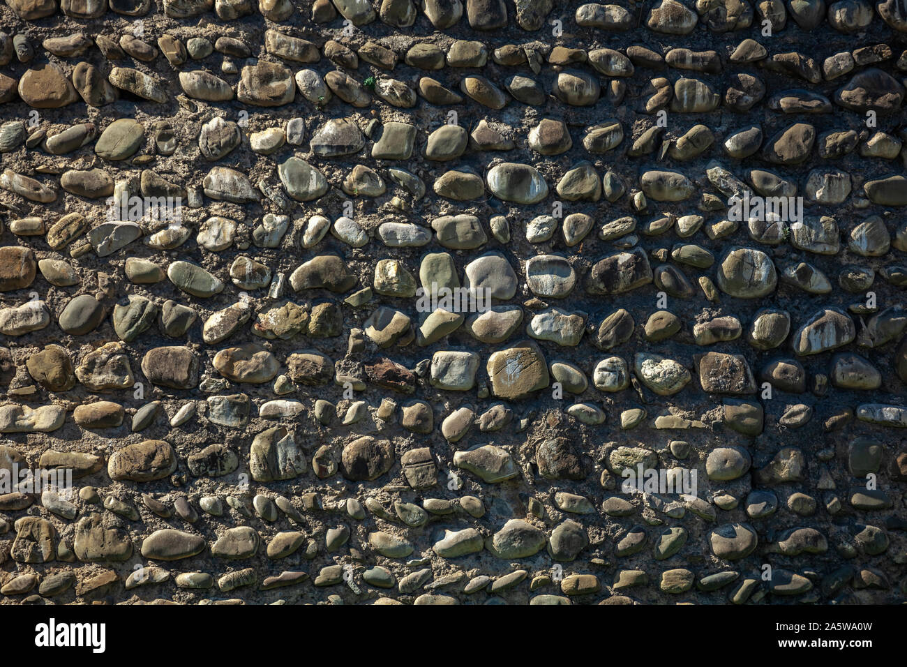 Texture of old rock wall for background, Medieval stone wall. Building ...
