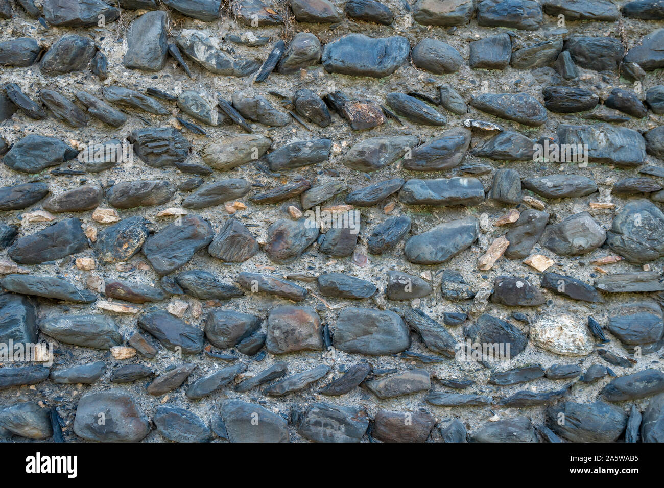 Texture of old rock wall for background, Medieval stone wall. Building ...