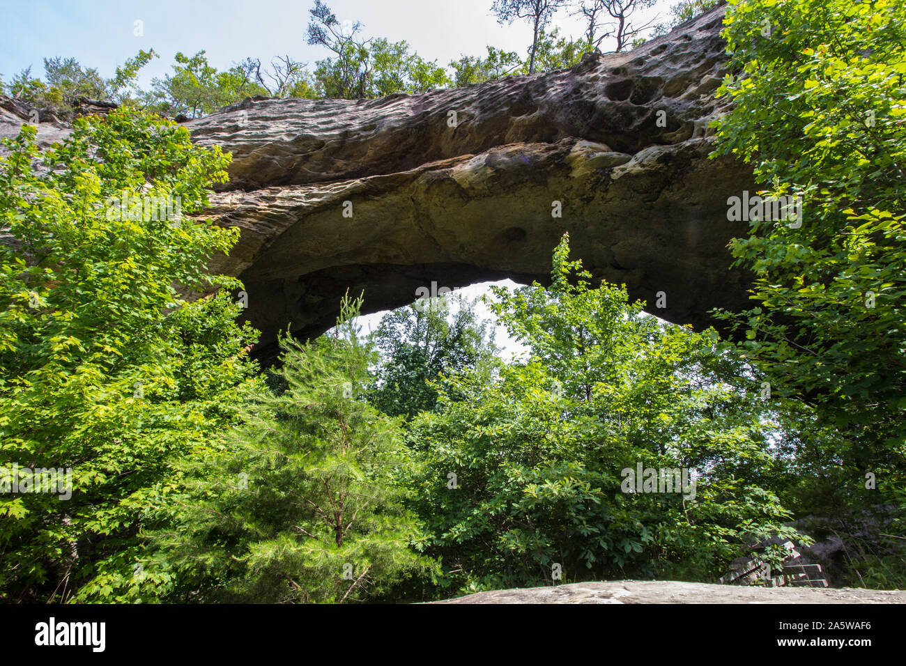 Natural Arch Scenic Area, Kentucky Stock Photo - Alamy