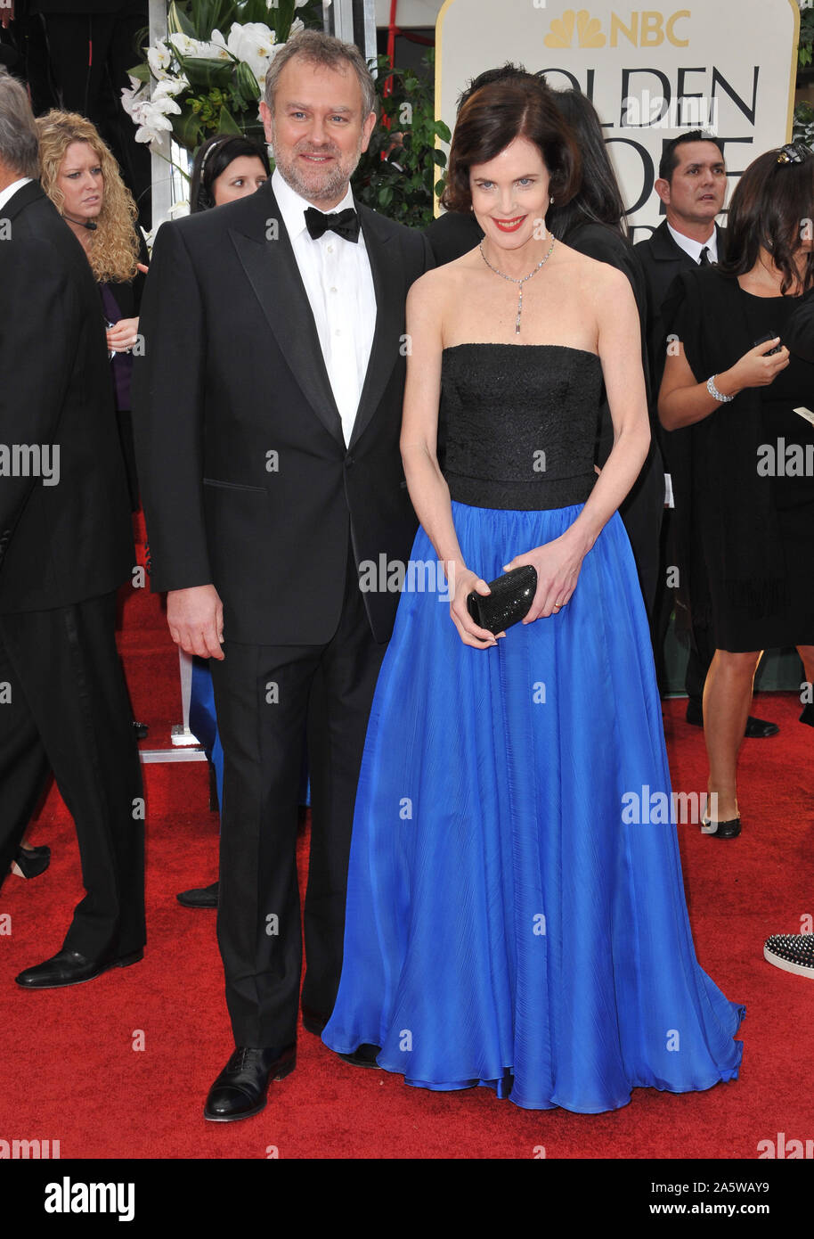 LOS ANGELES, CA. January 15, 2012: Hugh Bonneville & Elizabeth McGovern ...