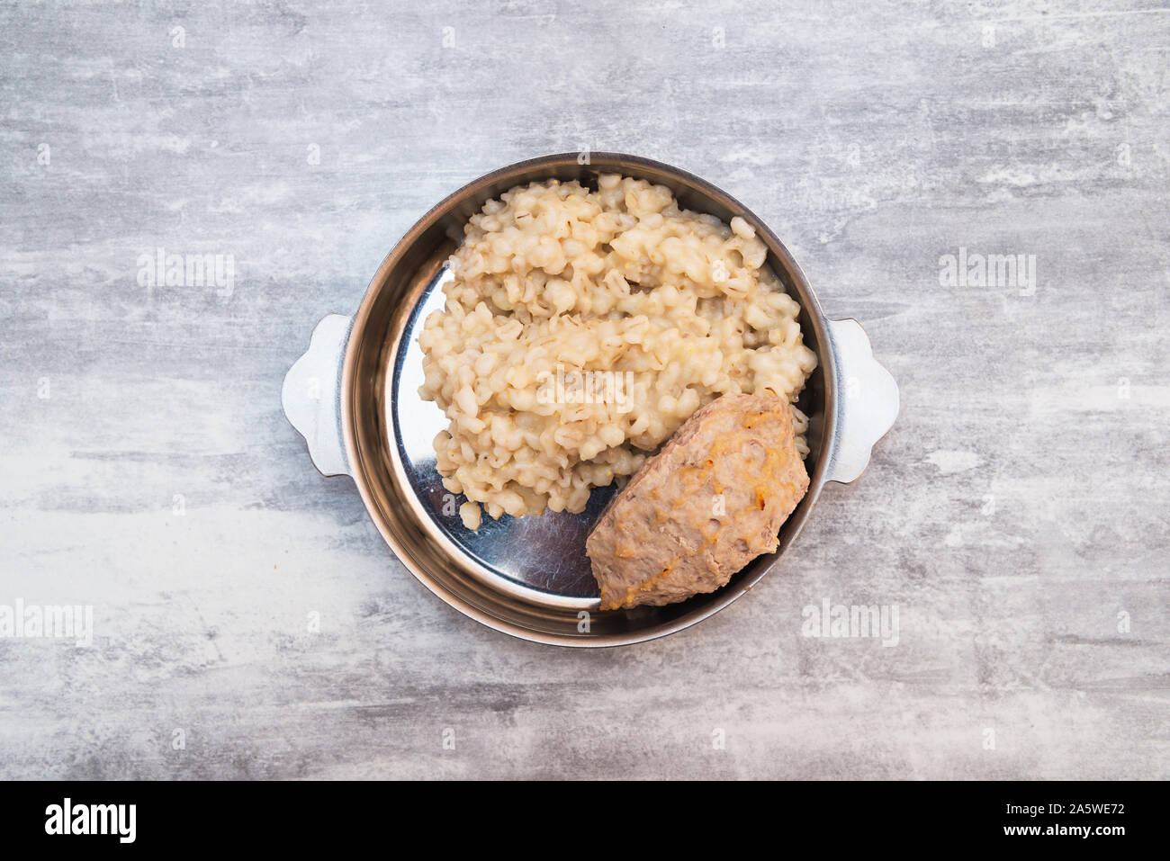 Closeup dinner plate food meat hi-res stock photography and images - Alamy