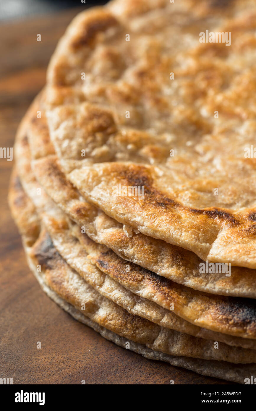 Homemade Indian Roti Chapati Bread Ready to Eat Stock Photo - Alamy