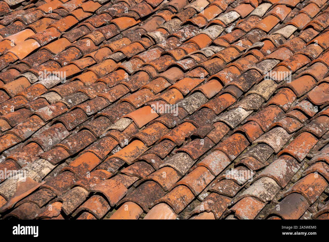 Old red tiles roof background, house roof. Texture Stock Photo - Alamy Old red tiles roof background, house roof. Texture Stock Photo - Alamy