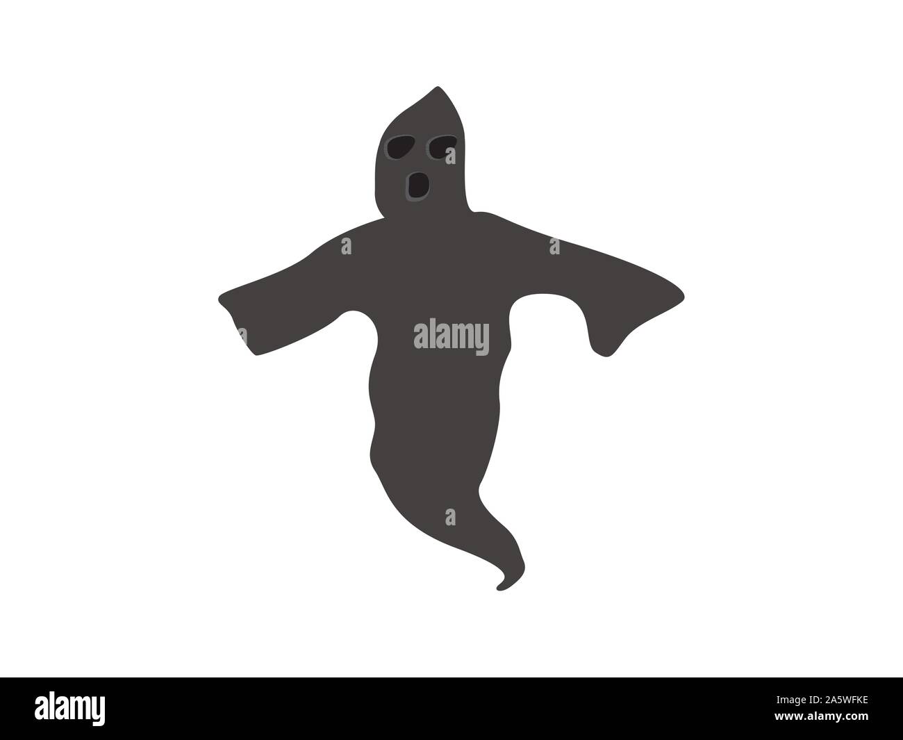 Ghost of death. Halloween concept - Vector illustration Stock Vector ...