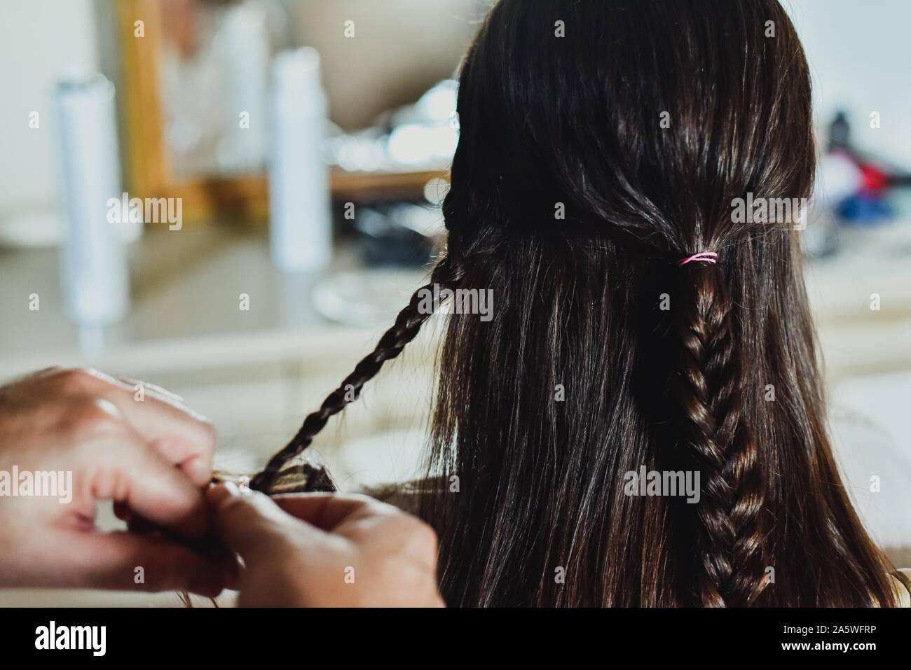 Braids client hi-res stock photography and images - Alamy