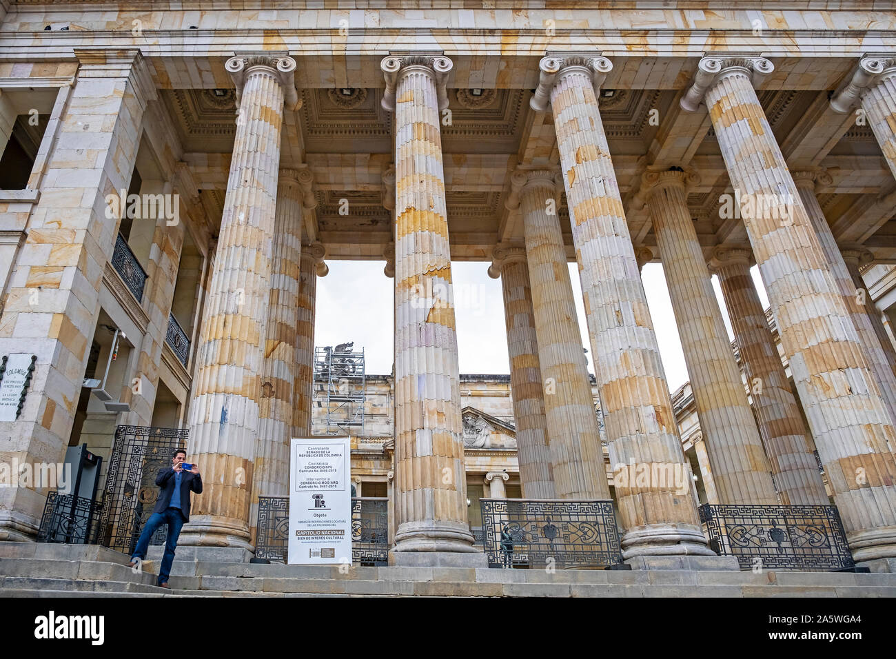 National Capitol, in Bolivar square, Bogotá, Colombia Stock Photo - Alamy