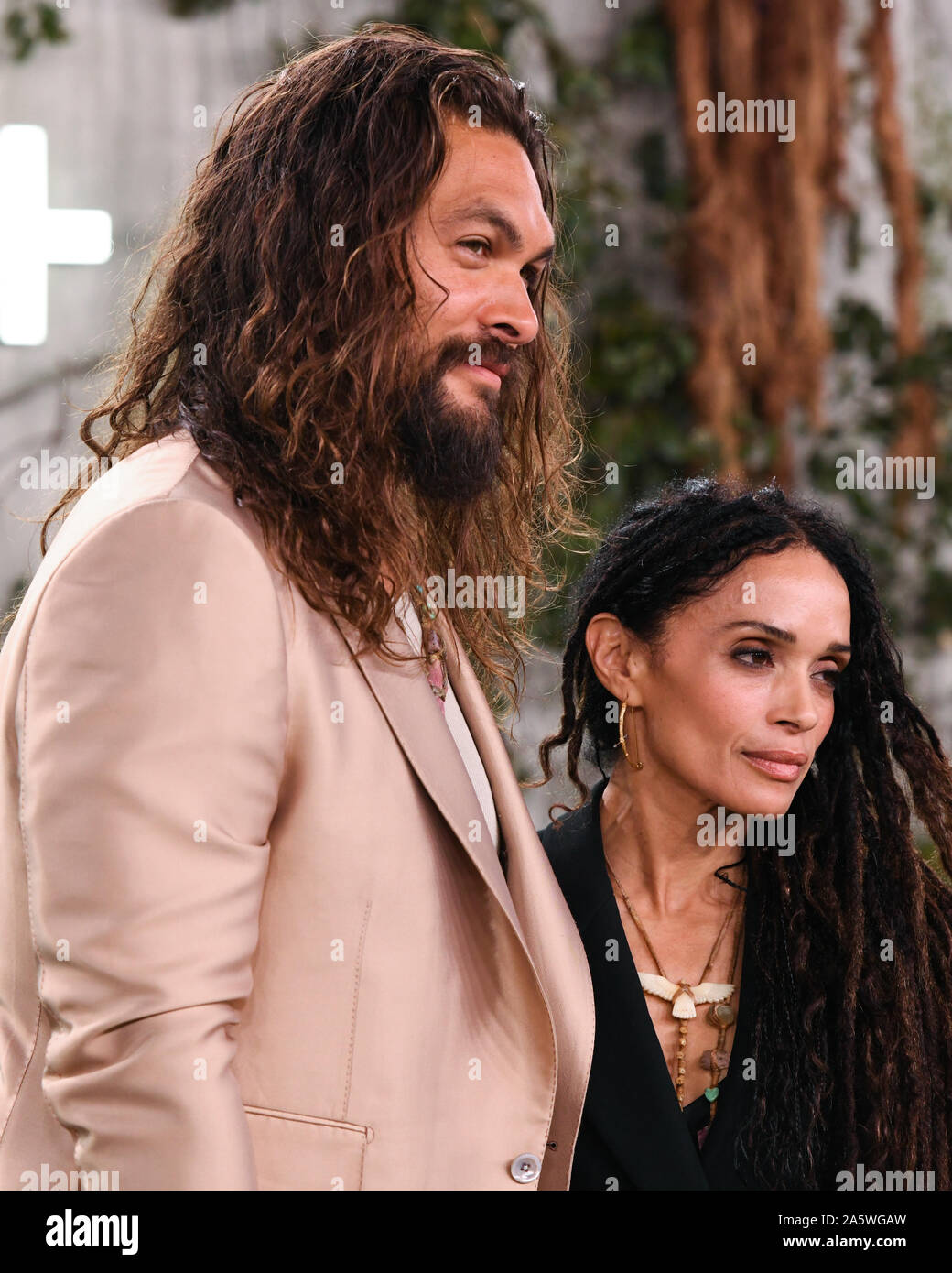 October 21, 2019, Westwood, California, USA: Jason Momoa and Lisa Bonet ...
