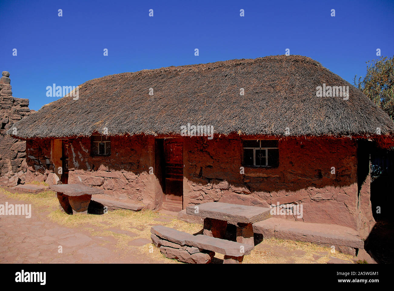 House made with adobe, Peru Stock Photo - Alamy