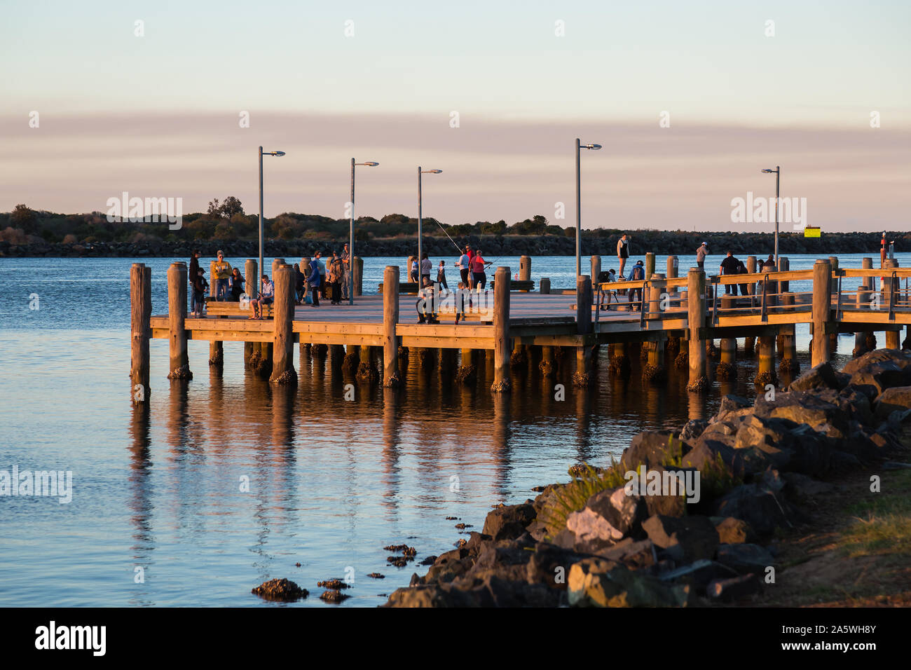 Ocean wharf vacations hi-res stock photography and images - Alamy