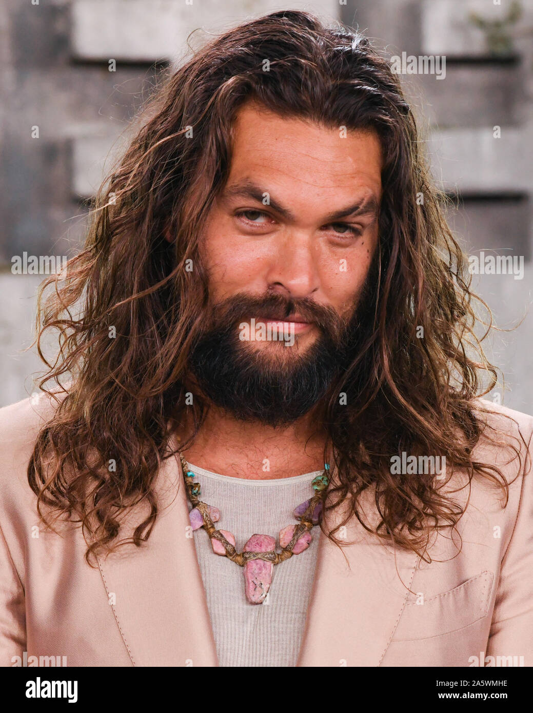 October 21, 2019, Westwood, California, USA: Jason Momoa attends the ...