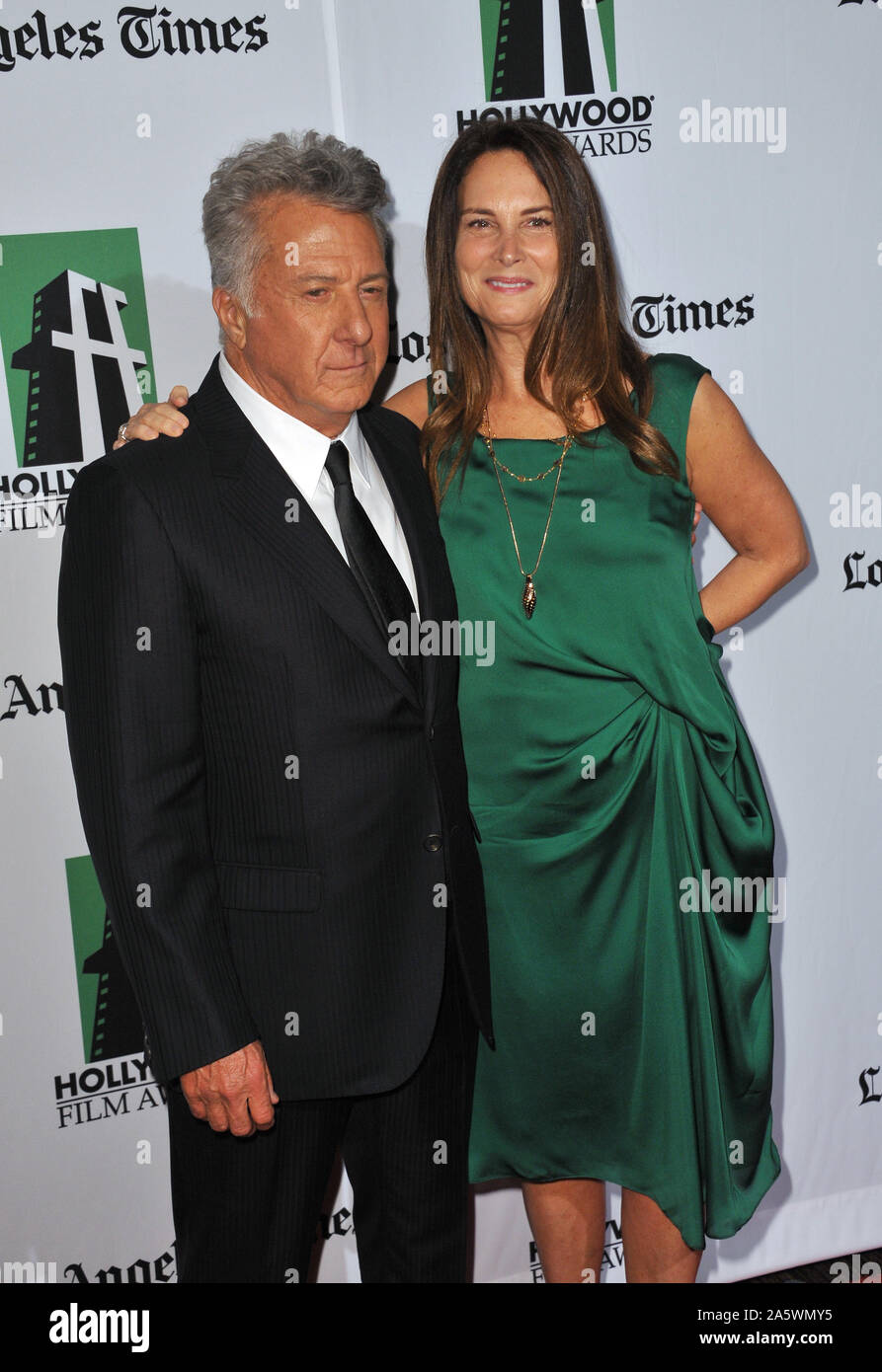 LOS ANGELES, CA. October 22, 2012: Dustin Hoffman & wife Lisa at the ...