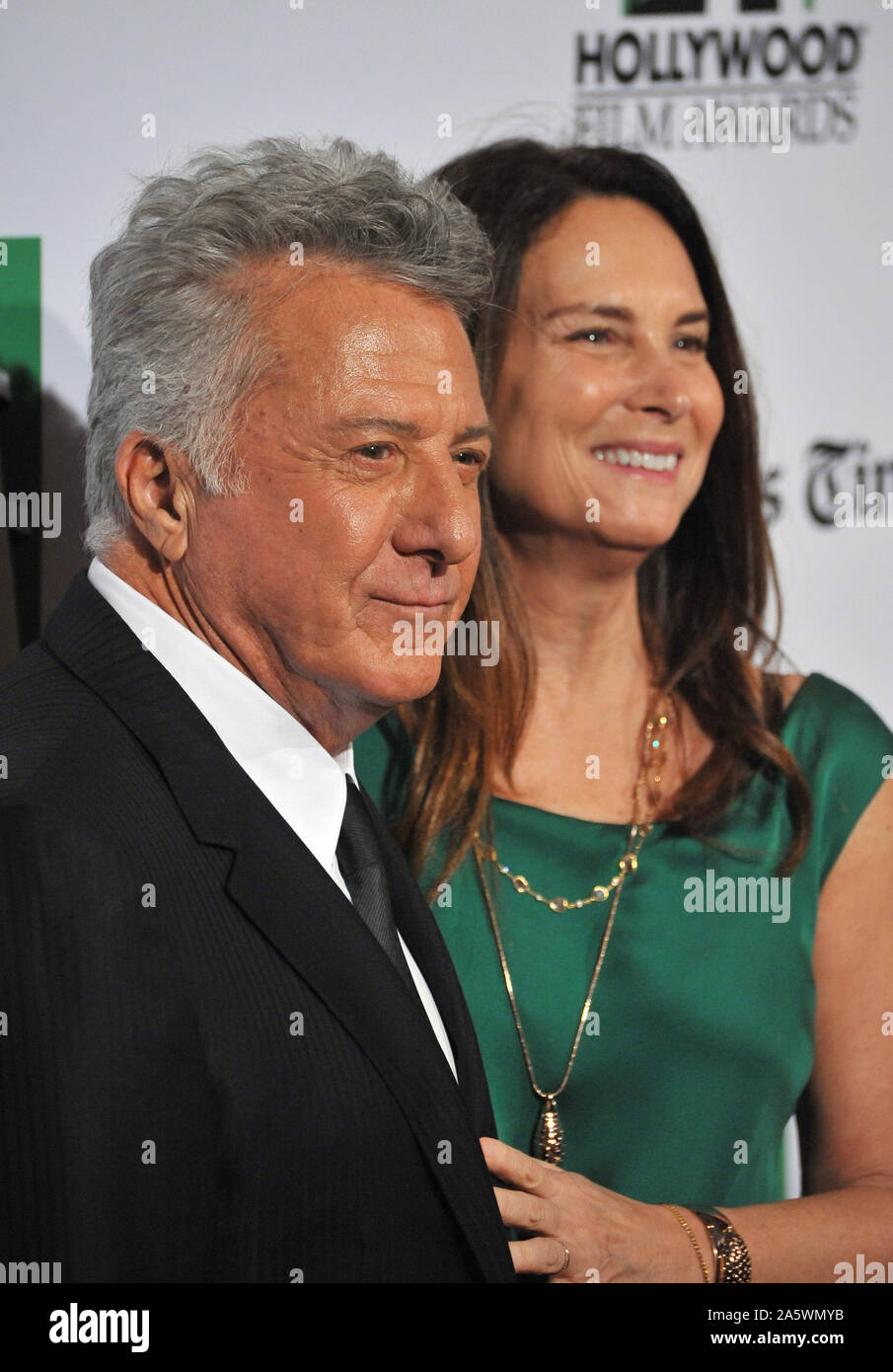 LOS ANGELES, CA. October 22, 2012: Dustin Hoffman & wife Lisa at the ...