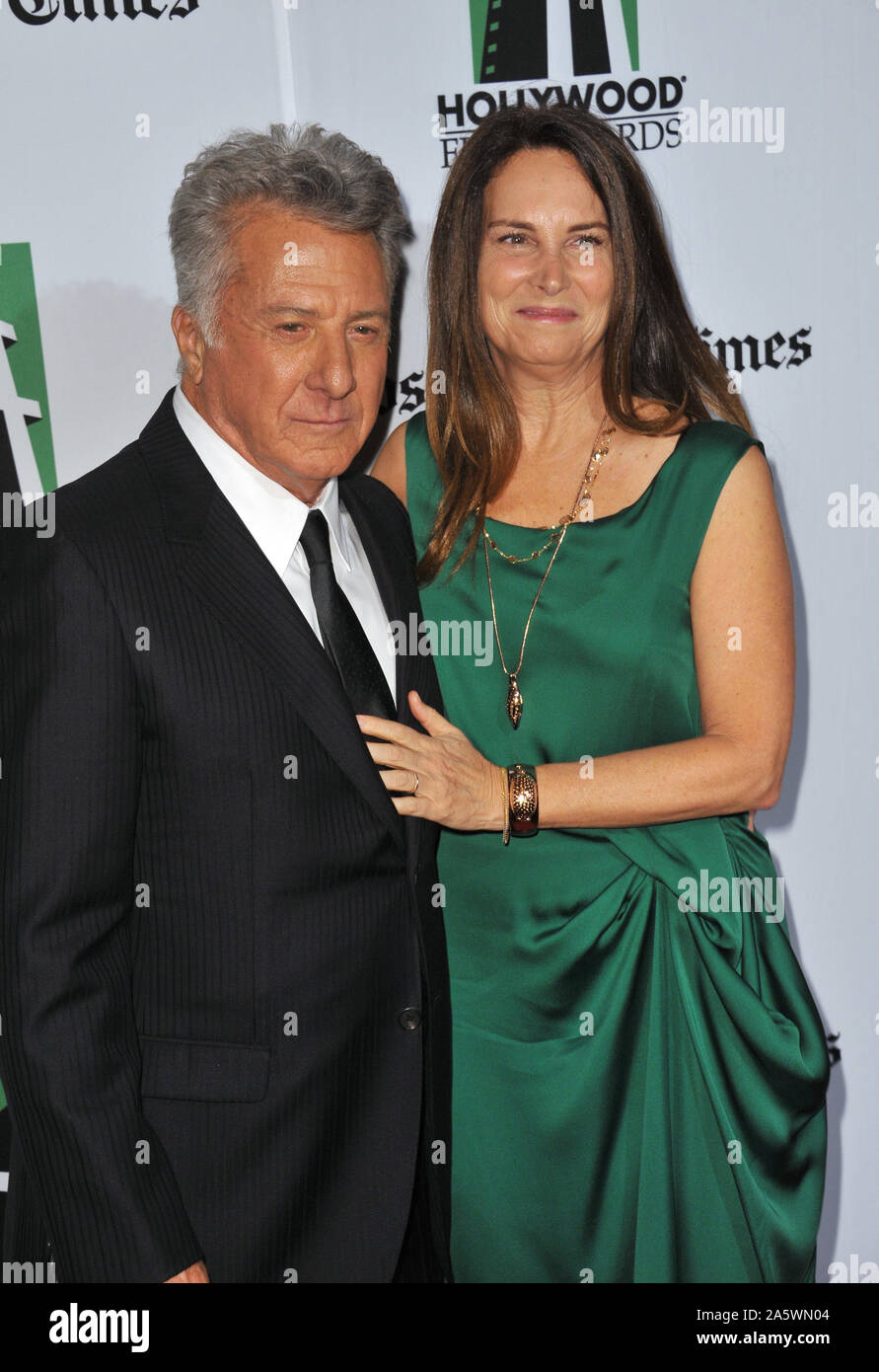 LOS ANGELES, CA. October 22, 2012: Dustin Hoffman & wife Lisa at the ...