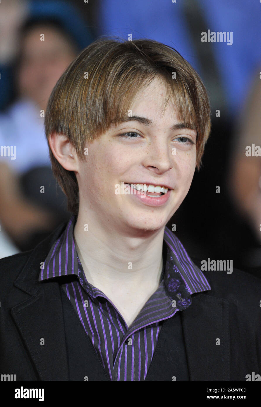 LOS ANGELES, CA. February 22, 2012: Dylan Riley Snyder at the world ...