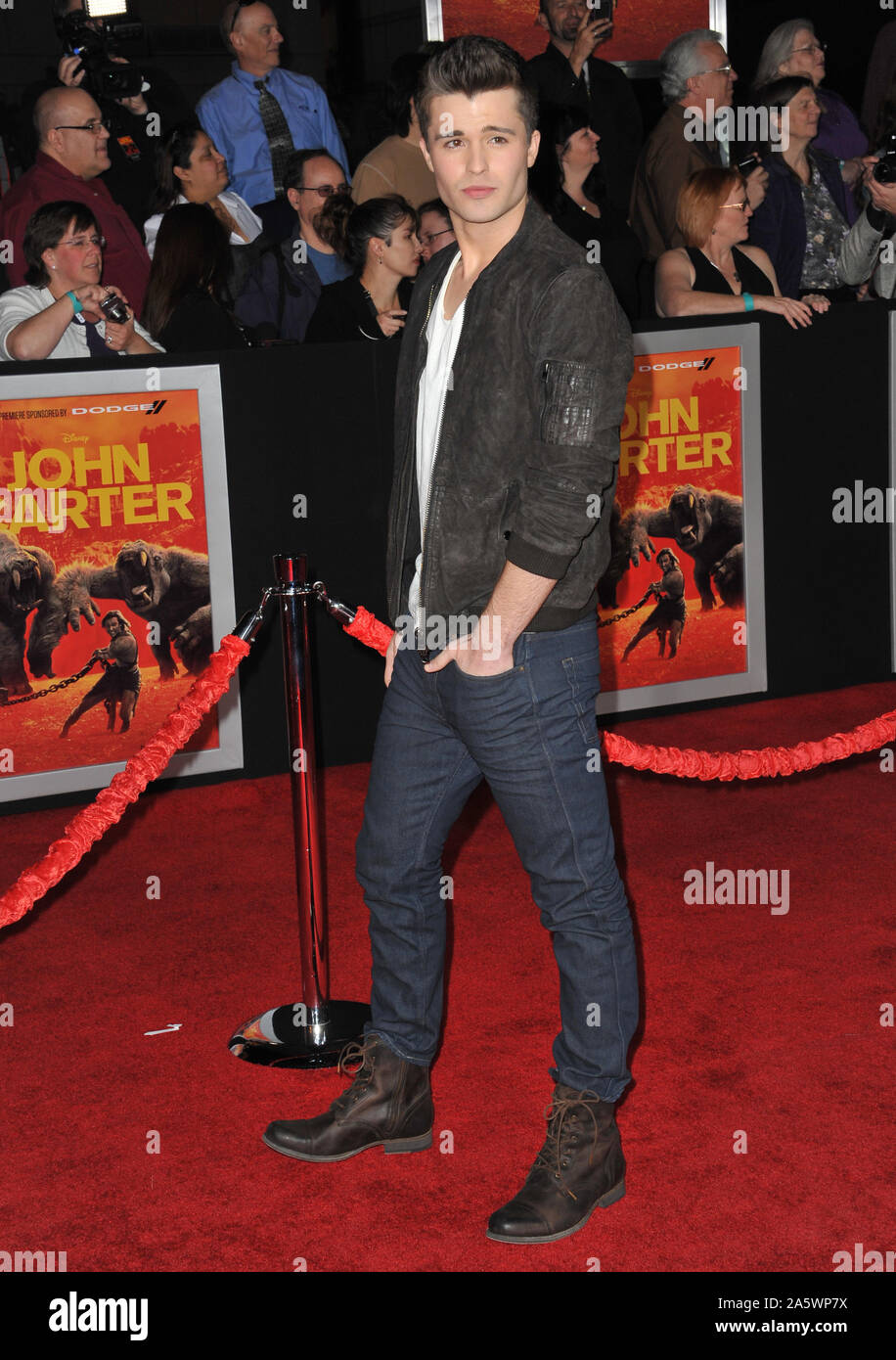 LOS ANGELES, CA. February 22, 2012: Spencer Boldman at the world ...