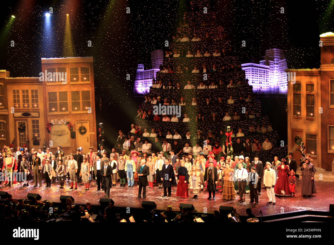 The performers at the end of a Virginia Spectacular Show at TRBC in ...