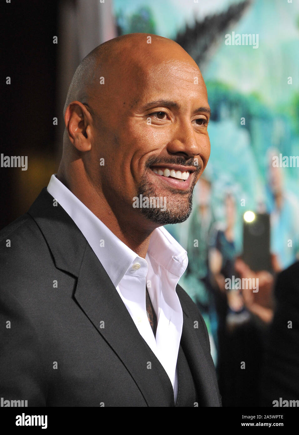 LOS ANGELES, CA. February 02, 2012: Dwayne Johnson, aka "The Rock", at ...