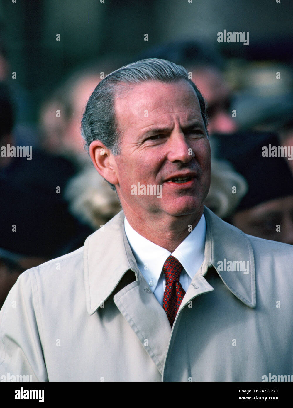 James Baker Chief of Staff in December 1983 Photo by Dennis Brack bb71 ...