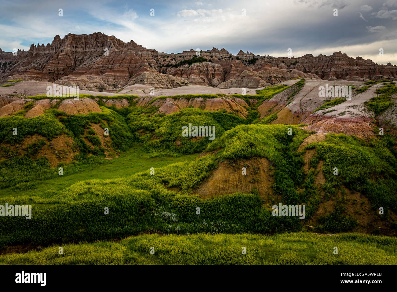 Badlands National Park is located in southwestern South Dakota ...