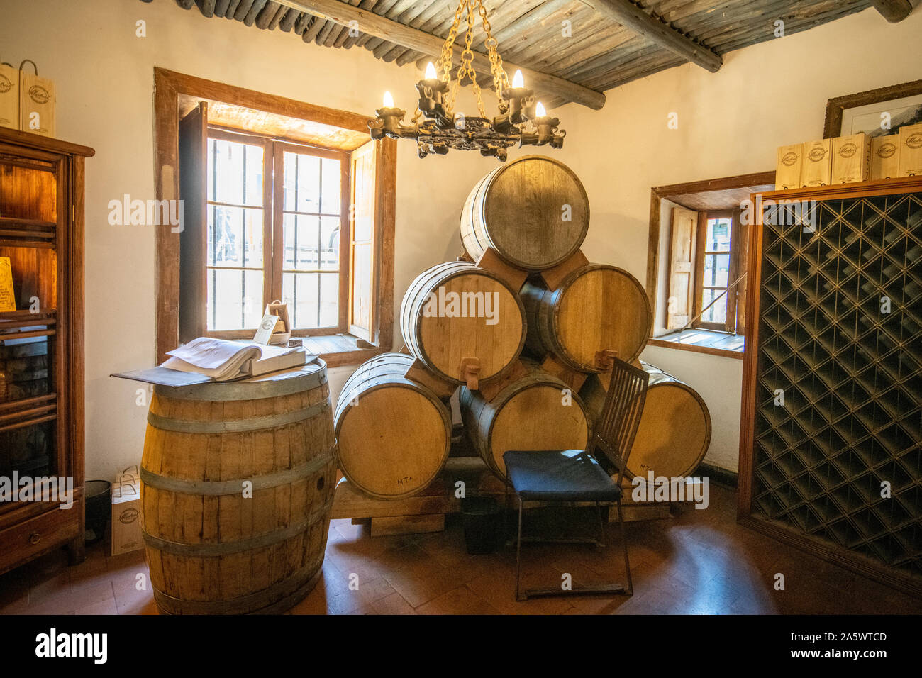 Chile pisco distillery hi-res stock photography and images - Alamy