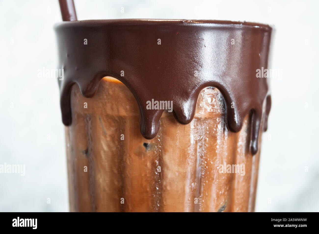 Iced coffee in coffee shop, stock photo Stock Photo - Alamy