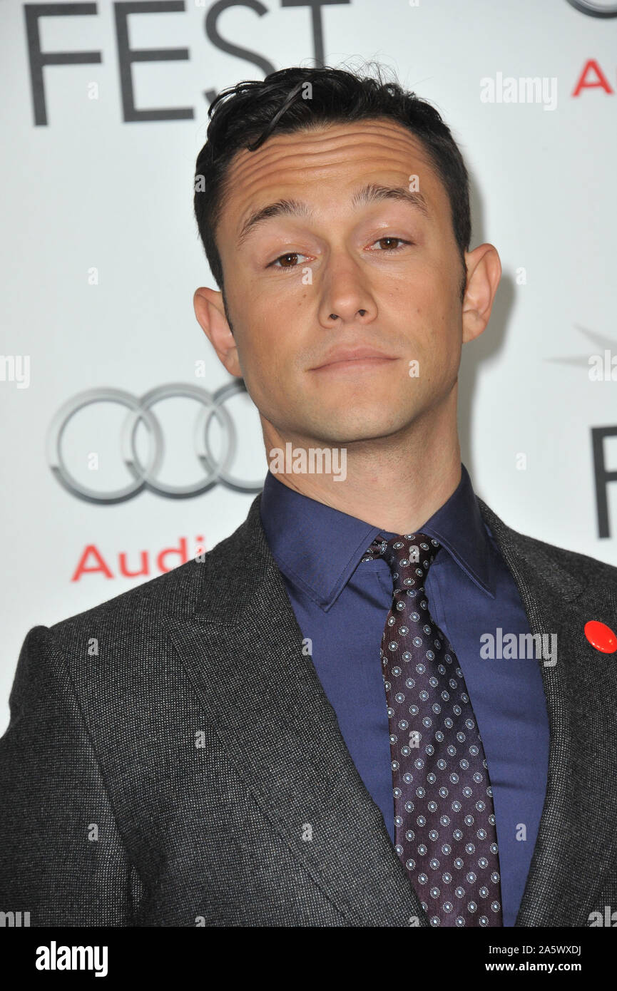 LOS ANGELES, CA. November 08, 2012: Joseph Gordon-Levitt at the AFI ...
