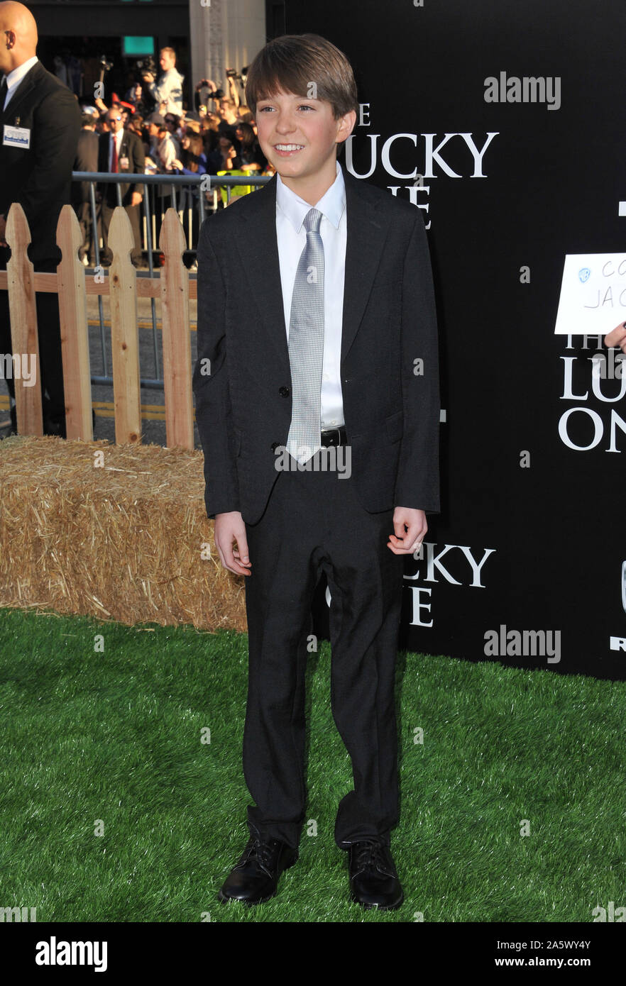 LOS ANGELES, CA. April 16, 2012: Cole Jackson at the world premiere of ...