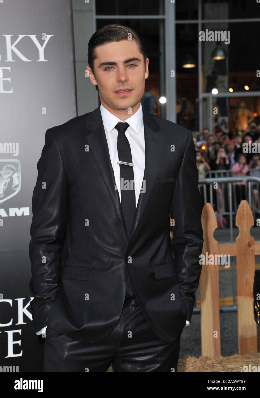 LOS ANGELES, CA. April 16, 2012: Zac Efron at the world premiere of his ...