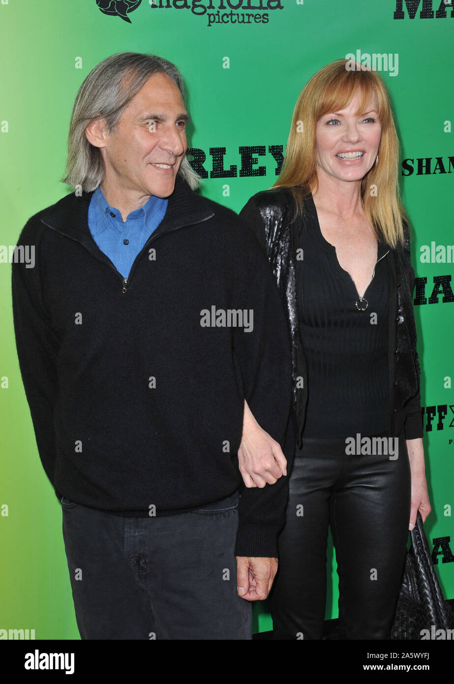LOS ANGELES, CA. April 17, 2012: Marg Helgenberger & Alan Finkelstein ...