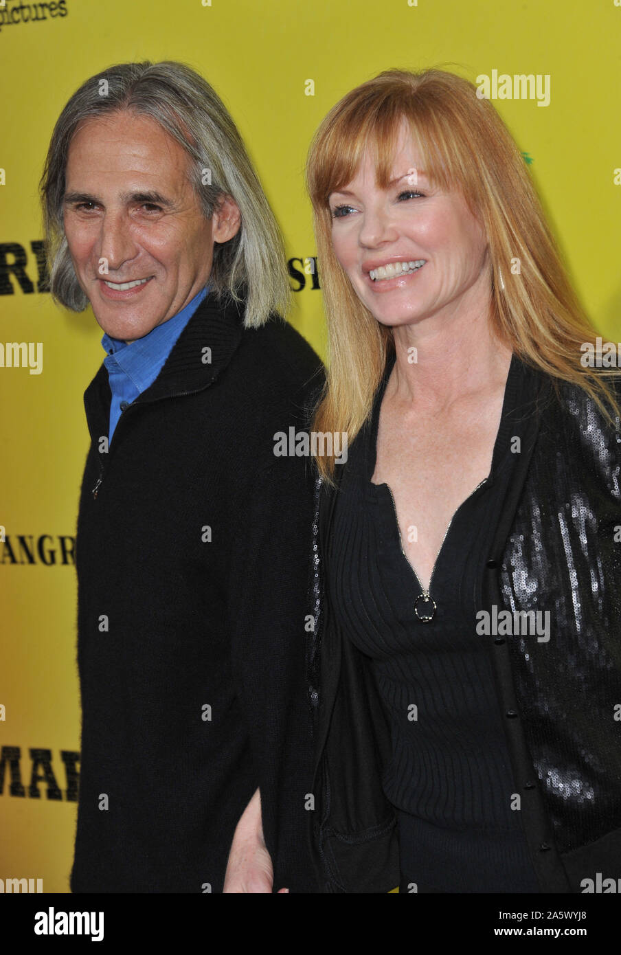 LOS ANGELES, CA. April 17, 2012: Marg Helgenberger & Alan Finkelstein ...
