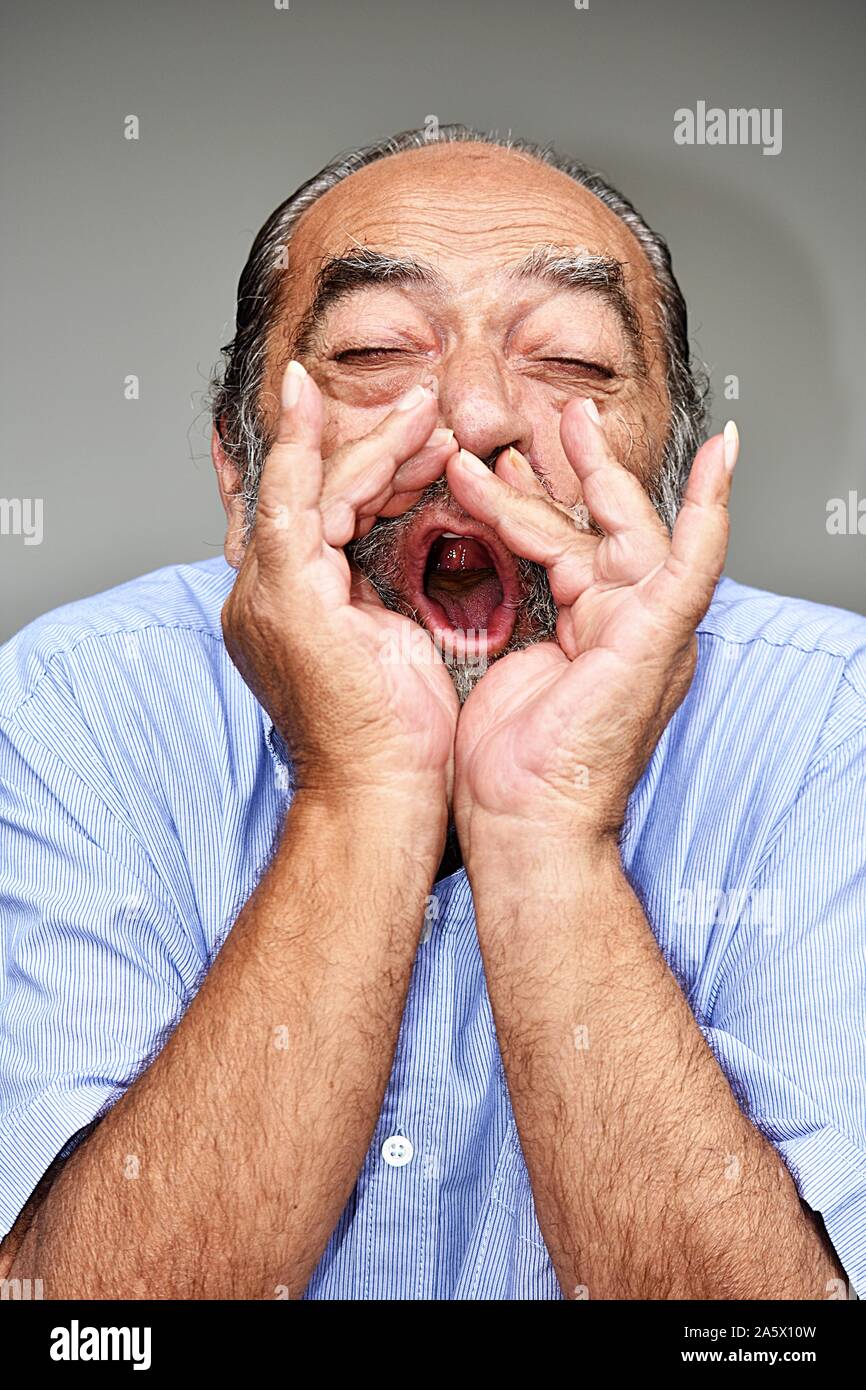 Retired screaming hi-res stock photography and images - Alamy