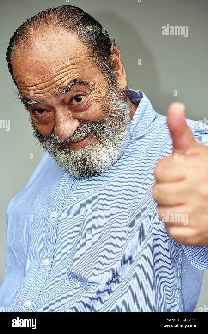 Happy Retired Male Stock Photo - Alamy