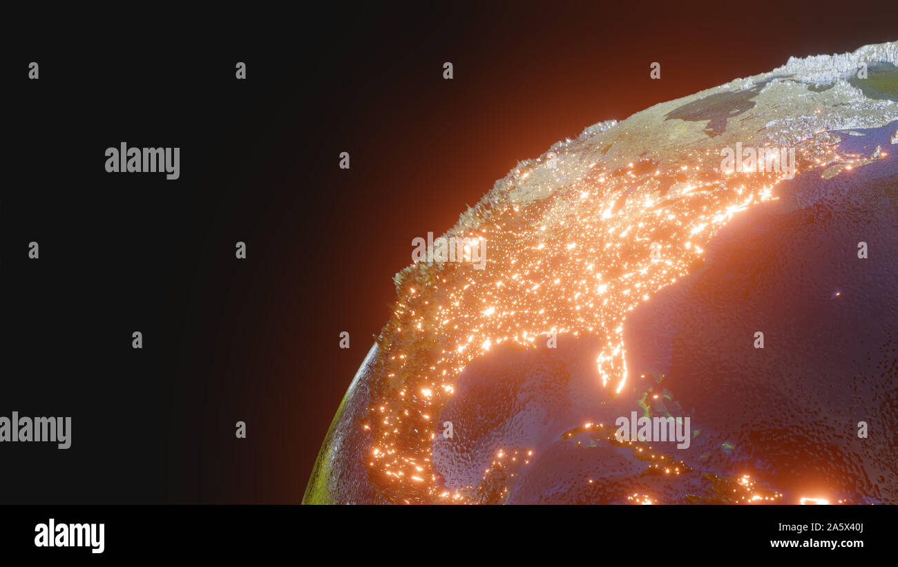 Planet Earth - Elements of this Image Furnished By NASA. 3D ...