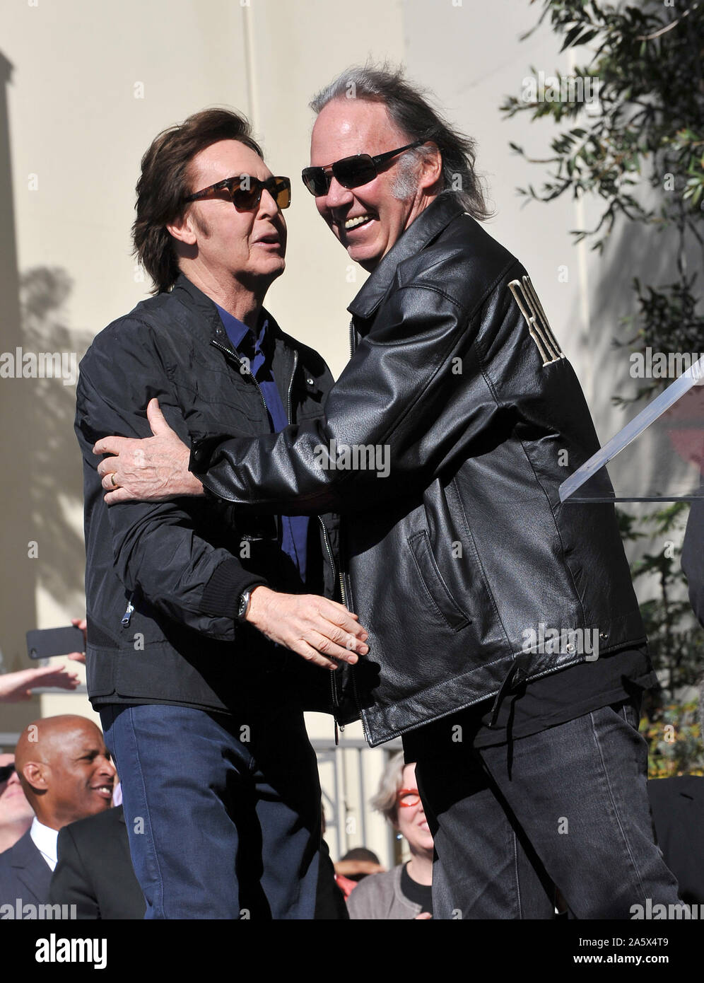 LOS ANGELES, CA. February 09, 2012: Sir Paul McCartney & Neil Young ...