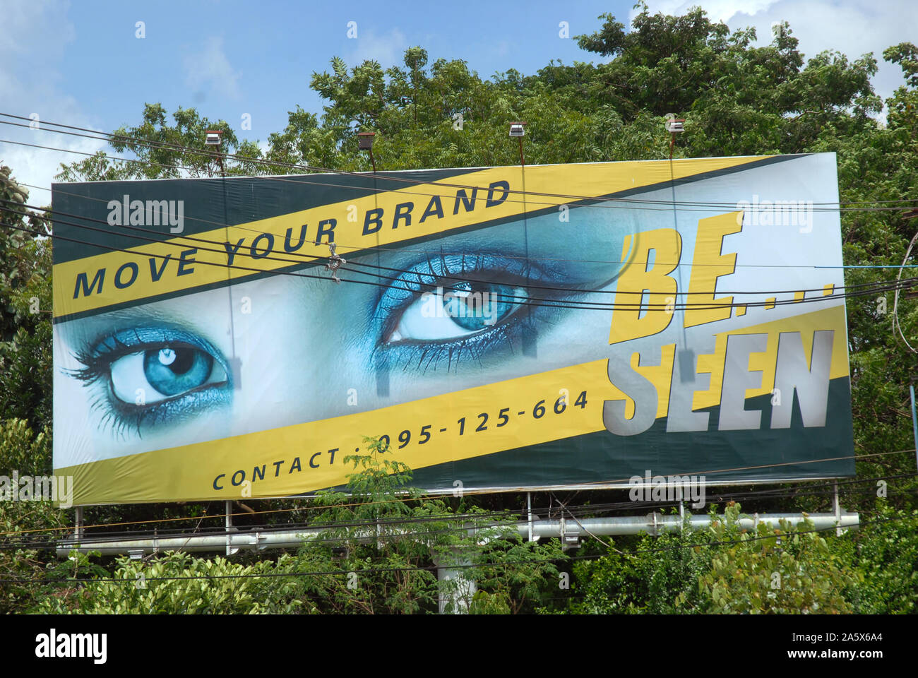Move Your Brand Be Seen Advertising Billboard, Yangon, Myanmar, Asia ...