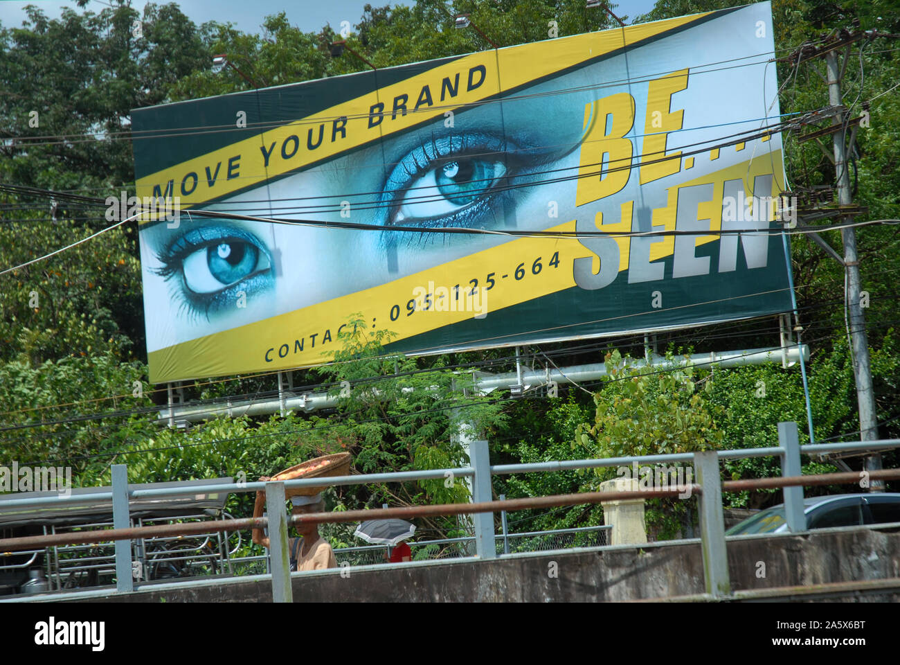 Move Your Brand Be Seen Advertising Billboard, Yangon, Myanmar, Asia ...