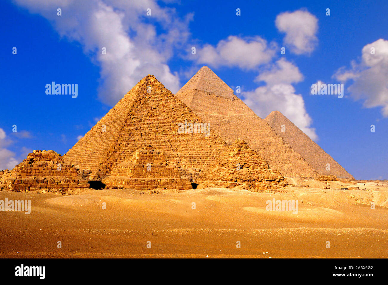 Pyramiden von Gizeh Stock Photo - Alamy