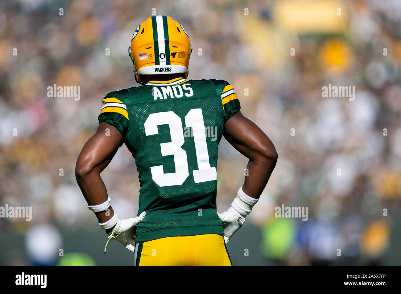 Green Bay, WI, USA. 20th Oct, 2019. Green Bay Packers strong safety ...