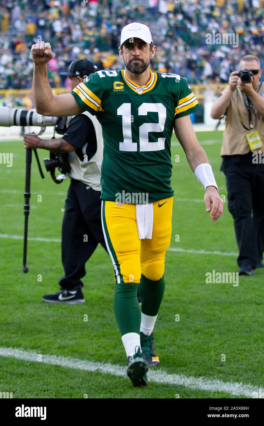 Green Bay, WI, USA. 20th Oct, 2019. Green Bay Packers quarterback Aaron ...