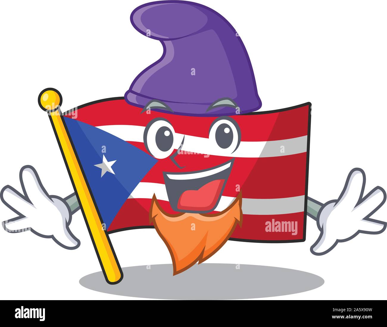Puerto rican flag in Stock Vector Images - Alamy