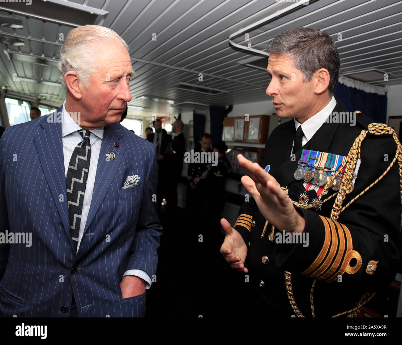 The Prince of Wales with British Defence Attache to Japan, Captain ...