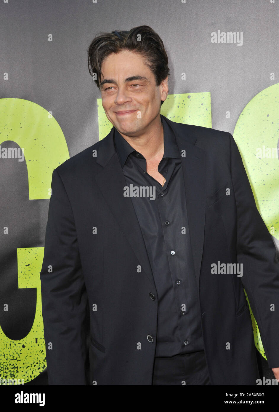 LOS ANGELES, CA. June 25, 2012: Benicio Del Toro at the world premiere ...
