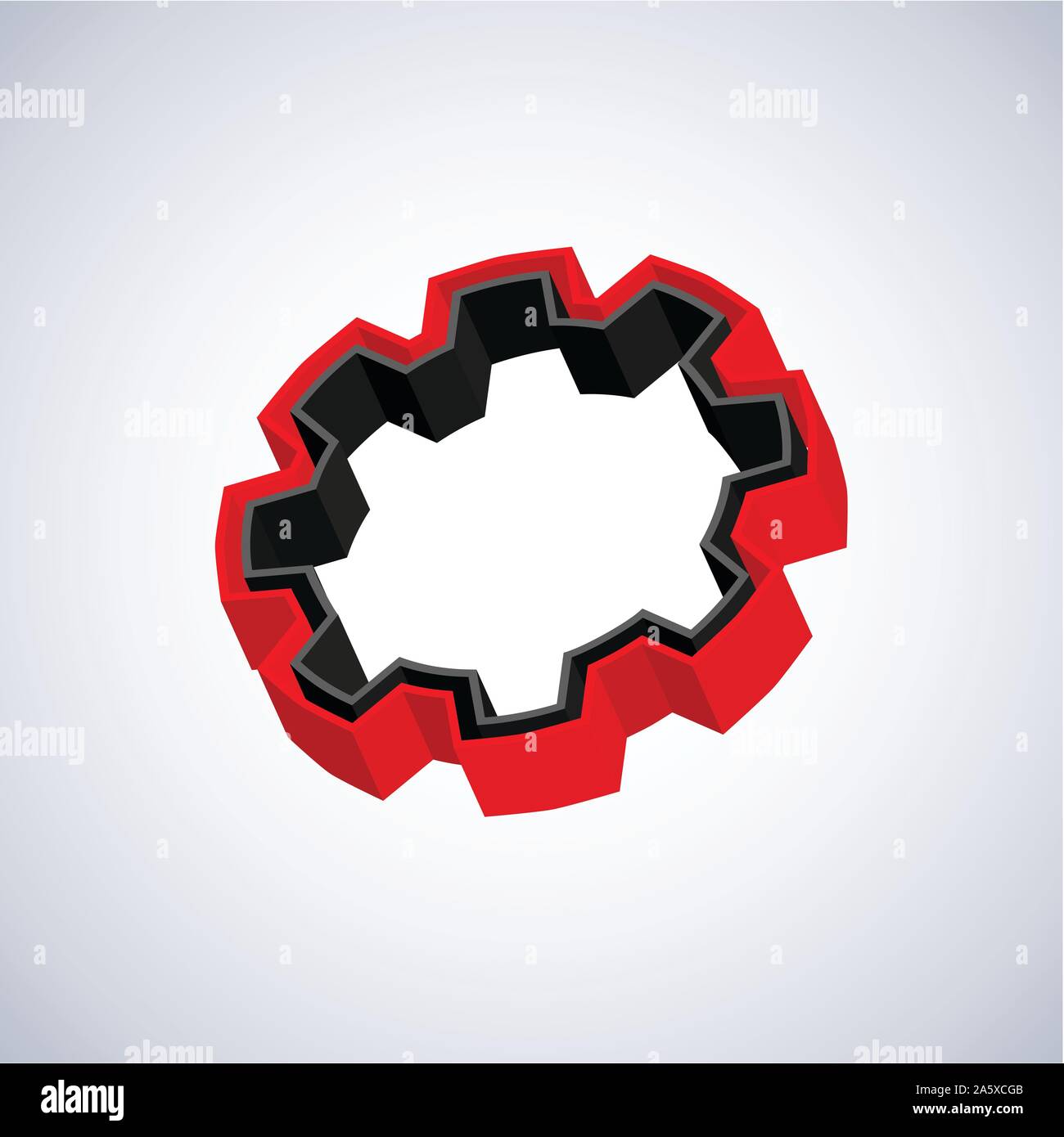 Rotate red circle web Stock Vector Images - Alamy