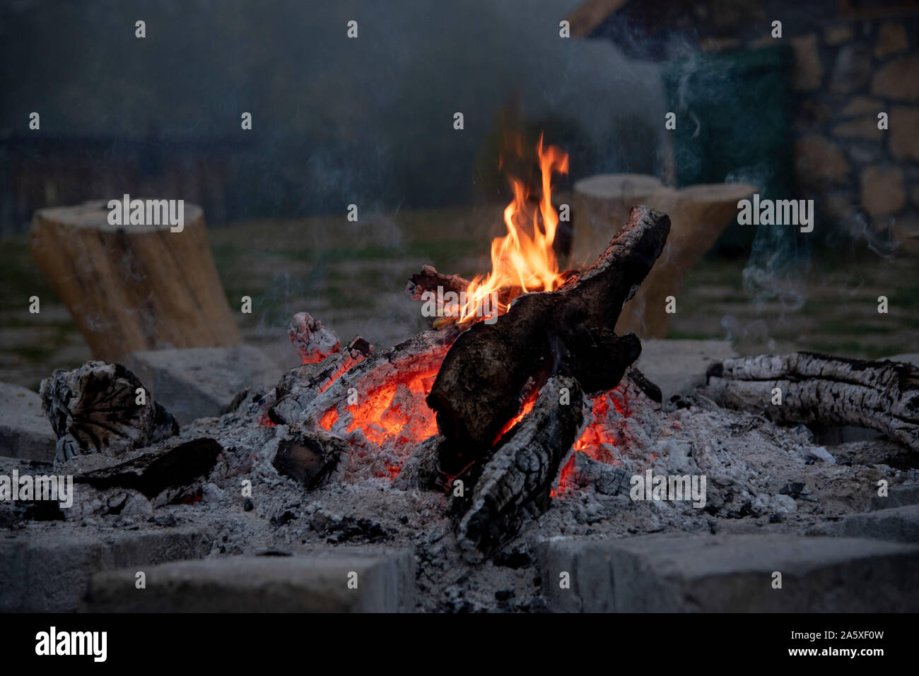 Dying fire in a house hi-res stock photography and images - Alamy