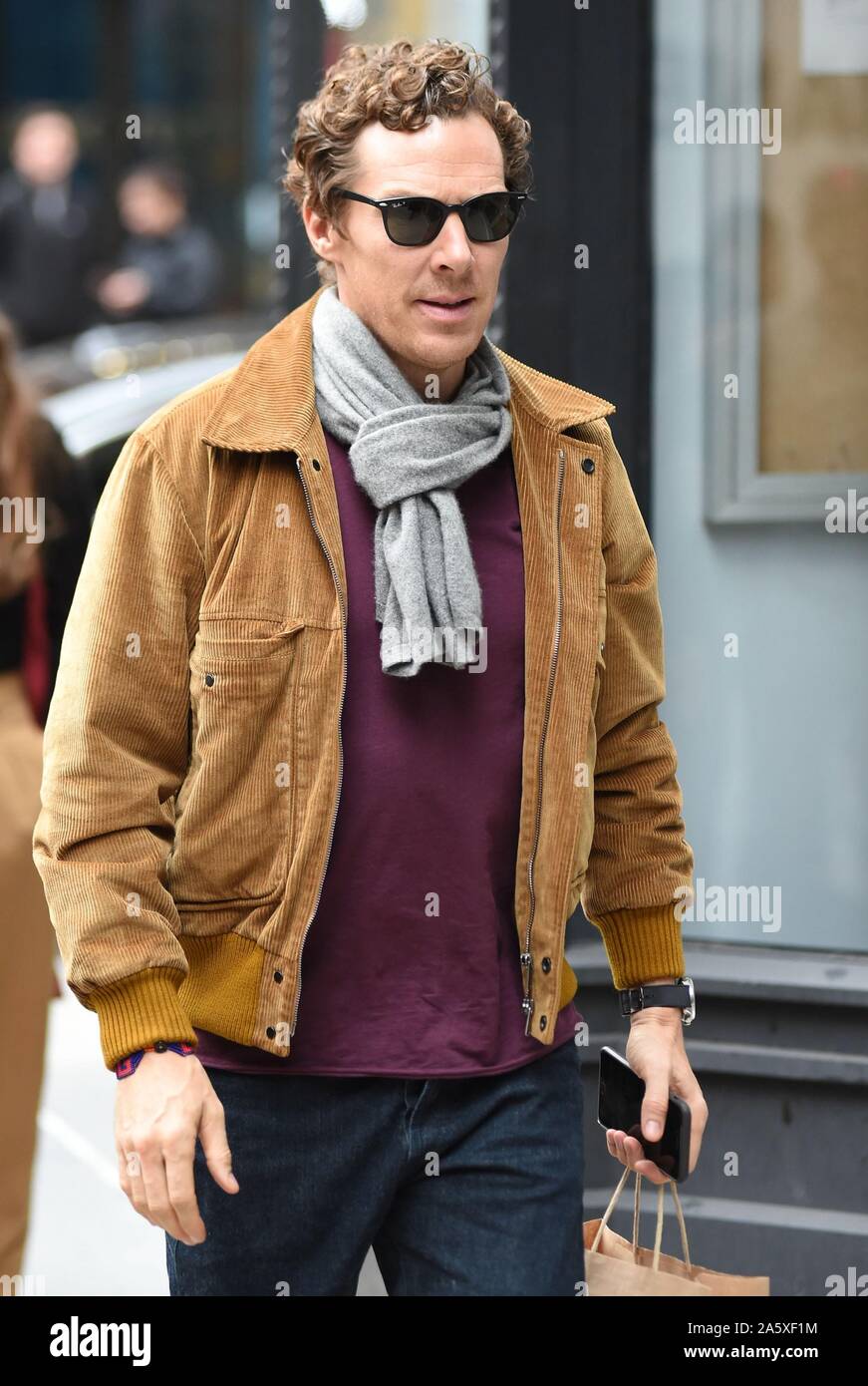 New York, NY, USA. 22nd Oct, 2019. Benedict Cumberbatch out and about ...