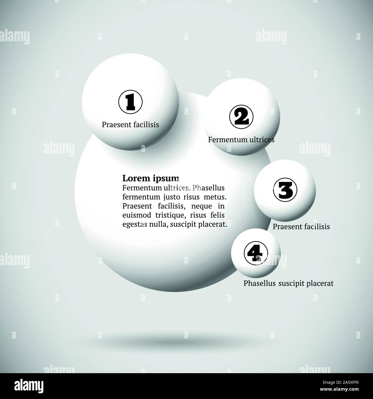 Infographics with group of flying balls Stock Vector Image & Art - Alamy